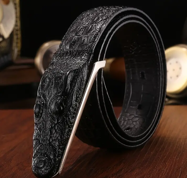 Mexican Crocodile Head Masculine Belt – TimelessGear9