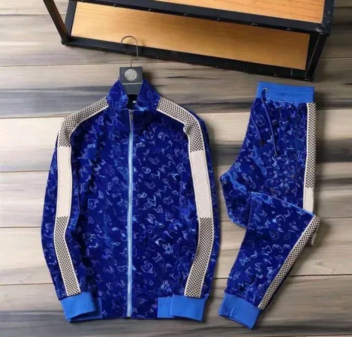 Classic Luxury Retro Hip Hop Louis Vuitton Sweat suit – TimelessGear9