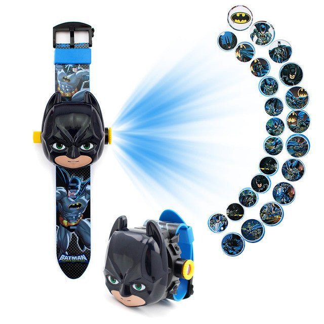 Disney SpiderMan Cartoon Child 3D Projection Watch Anime Superheroes M ...