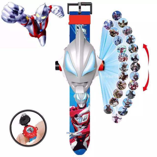 Disney SpiderMan Cartoon Child 3D Projection Watch Anime Superheroes M ...